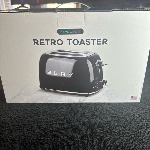 Servappetit | Portable Audio & Video | Black Retro Toaster | Poshmark